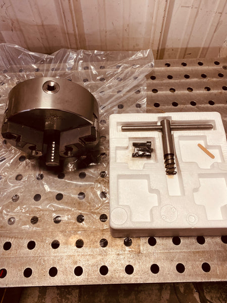 Lathe Chuck 8” (fits inside 2” pipe” and up to 12” pipe. – Off The Hook ...