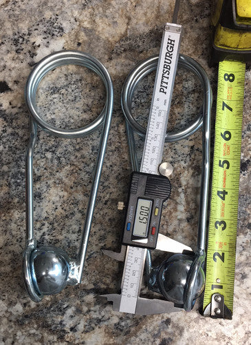 Spring and Ball Two Hole Pin Set 1.5 “ LG – Off The Hook Design And Fab